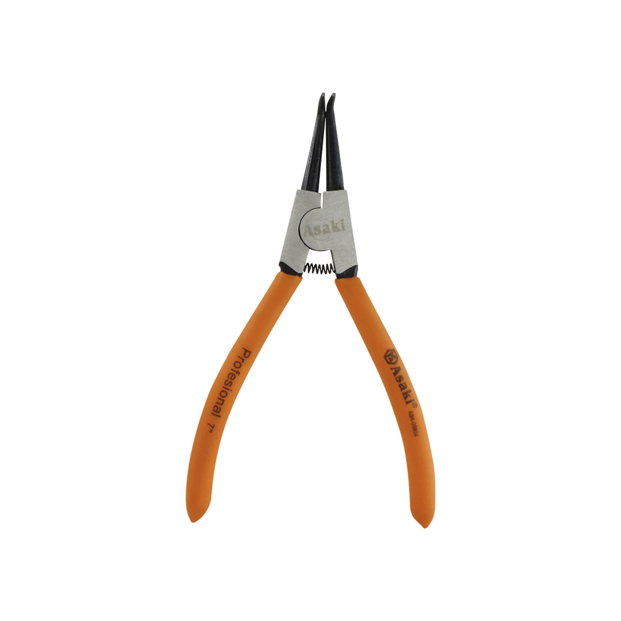 Alicate saca seguro 7" exterior curvada goma | Kamasa