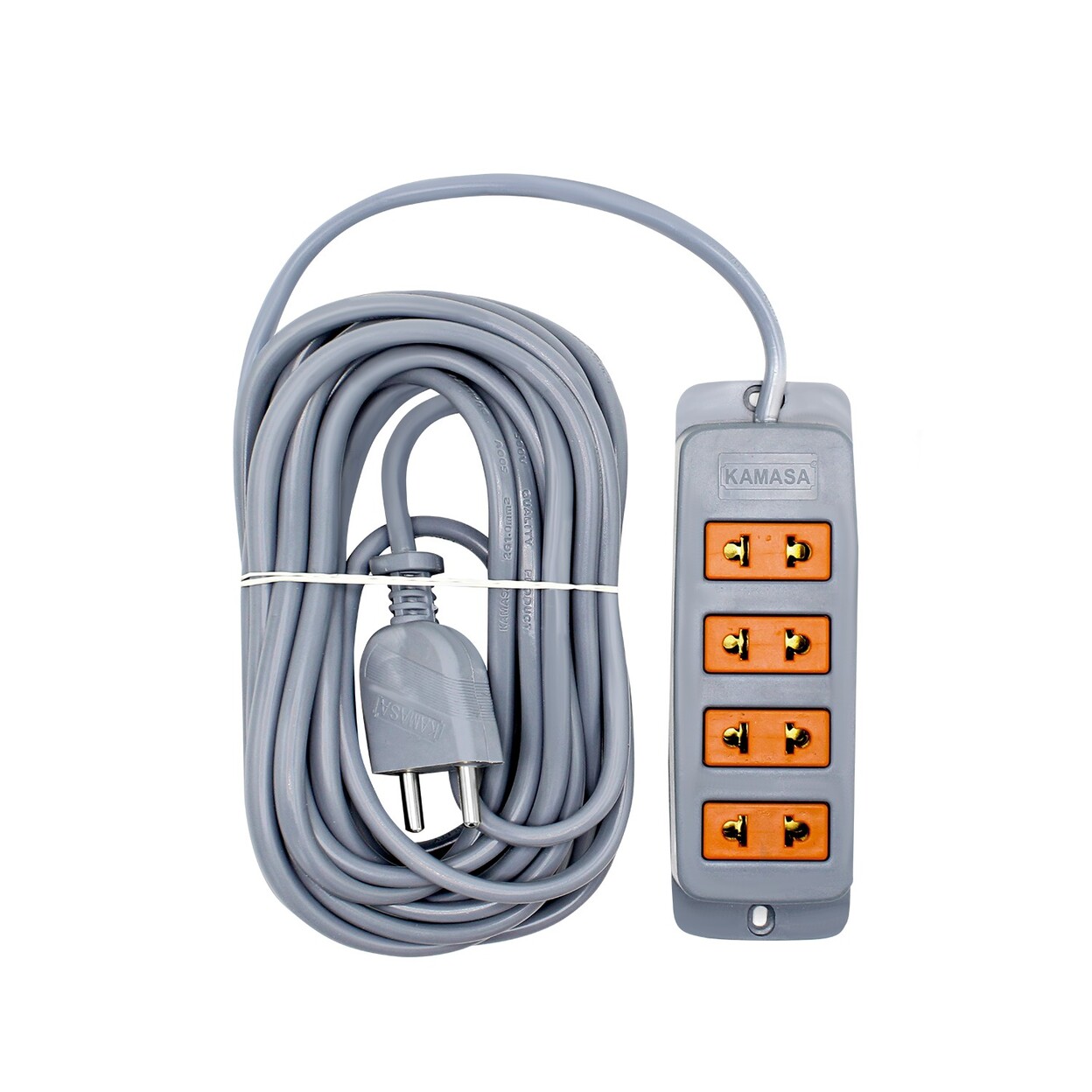 Extensión eléctrica cuatro tomás 3m | Kamasa