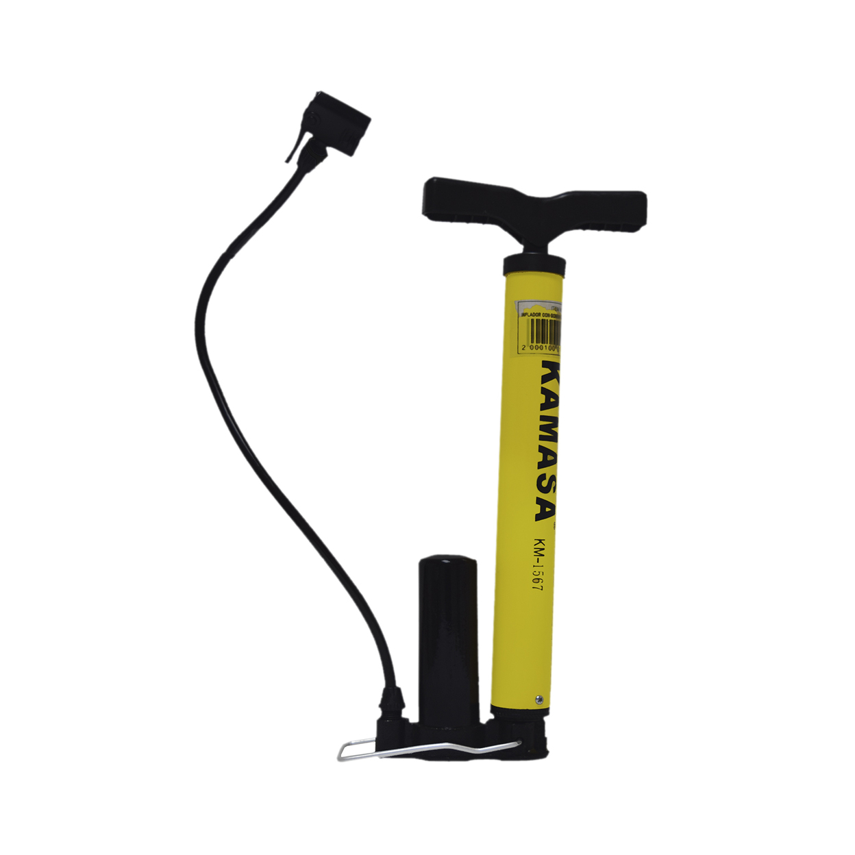 Inflador con bombín 35x300mm PVC | Kamasa